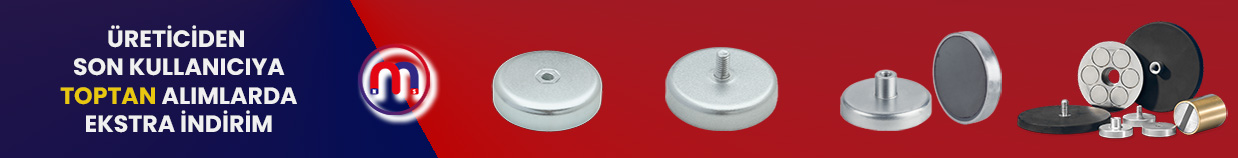 Ø50x10 mm Male Pot Magnet - Ferrite