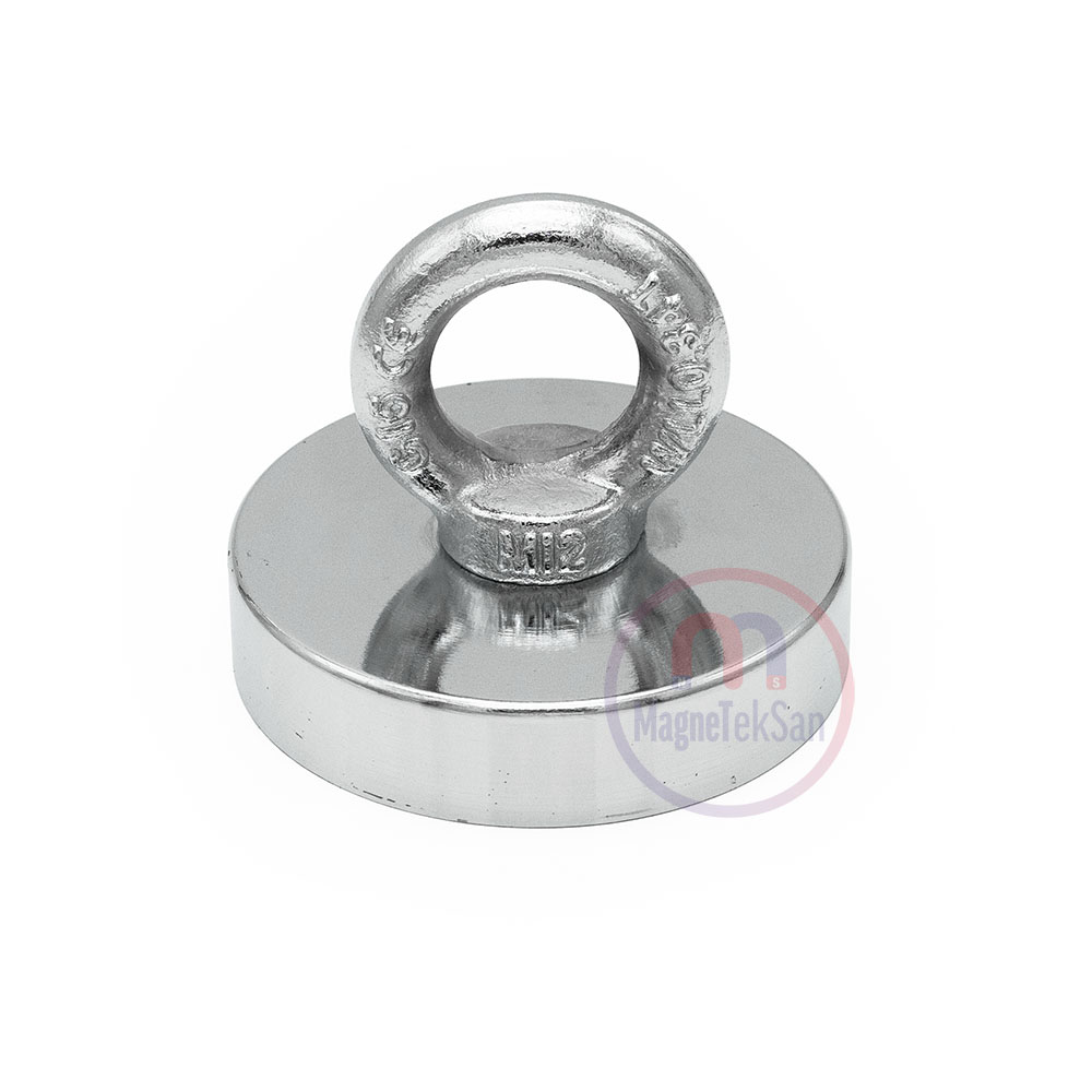 Ø90 mm Fishing Magnet - Pot Magnet - 200 kg Power