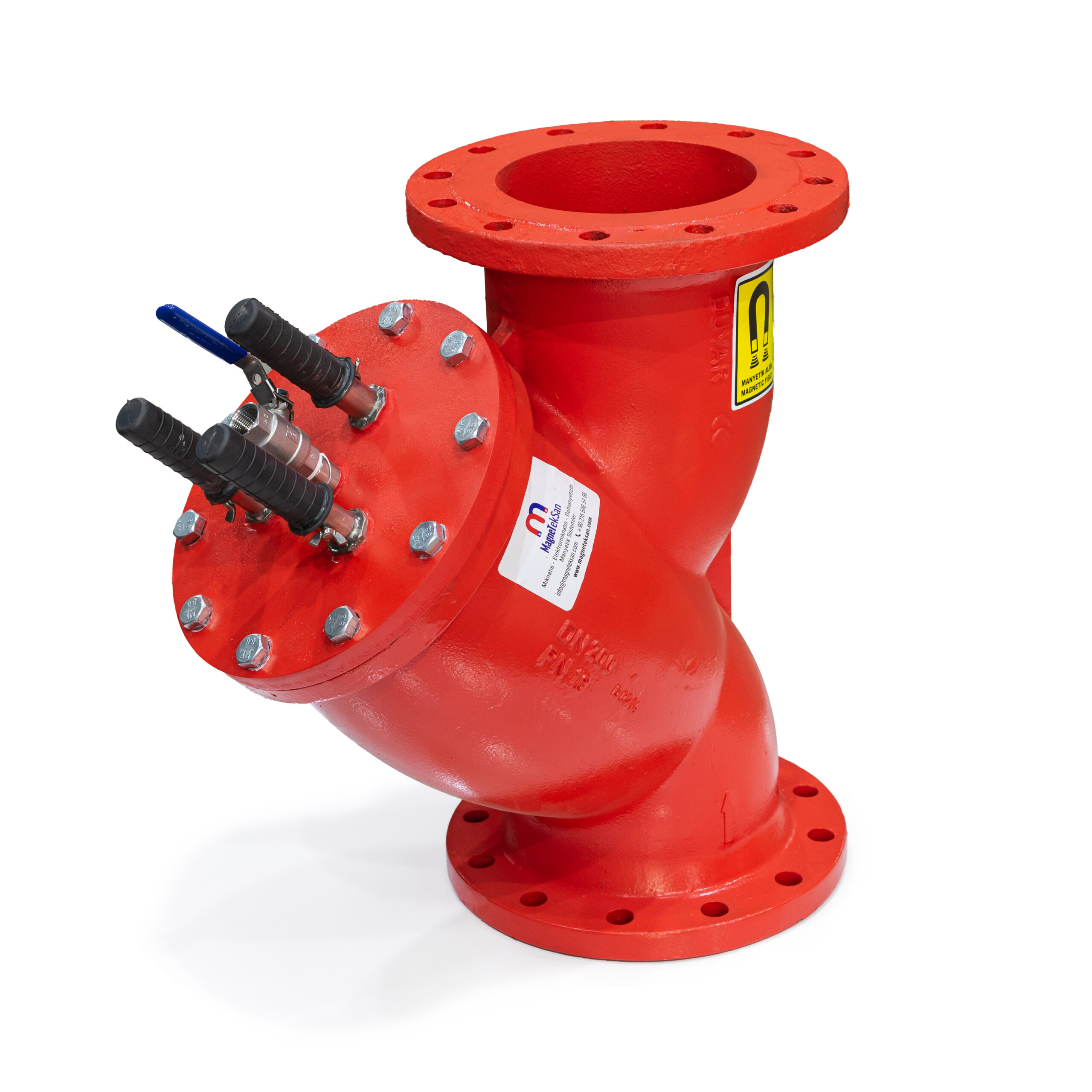 DN200 Magnetic Filter - Dirt Holder - Cast Body - 150°C Resistant - 3 ...